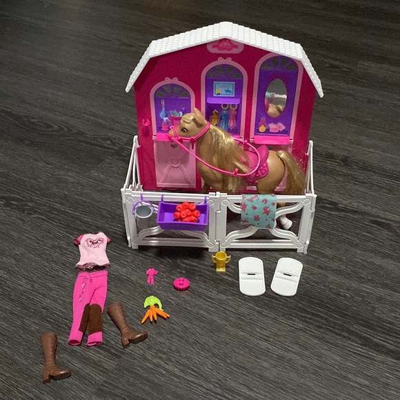 Toys | Barbie Sisters Deluxe Stable With Items As Shown | Poshmark